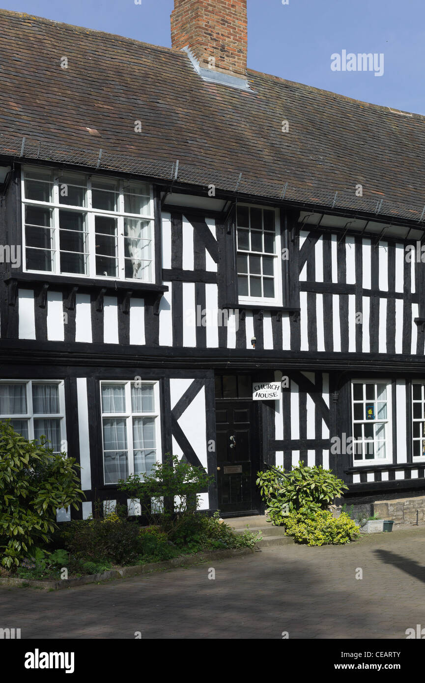 evesham town worcestershire Stock Photo - Alamy