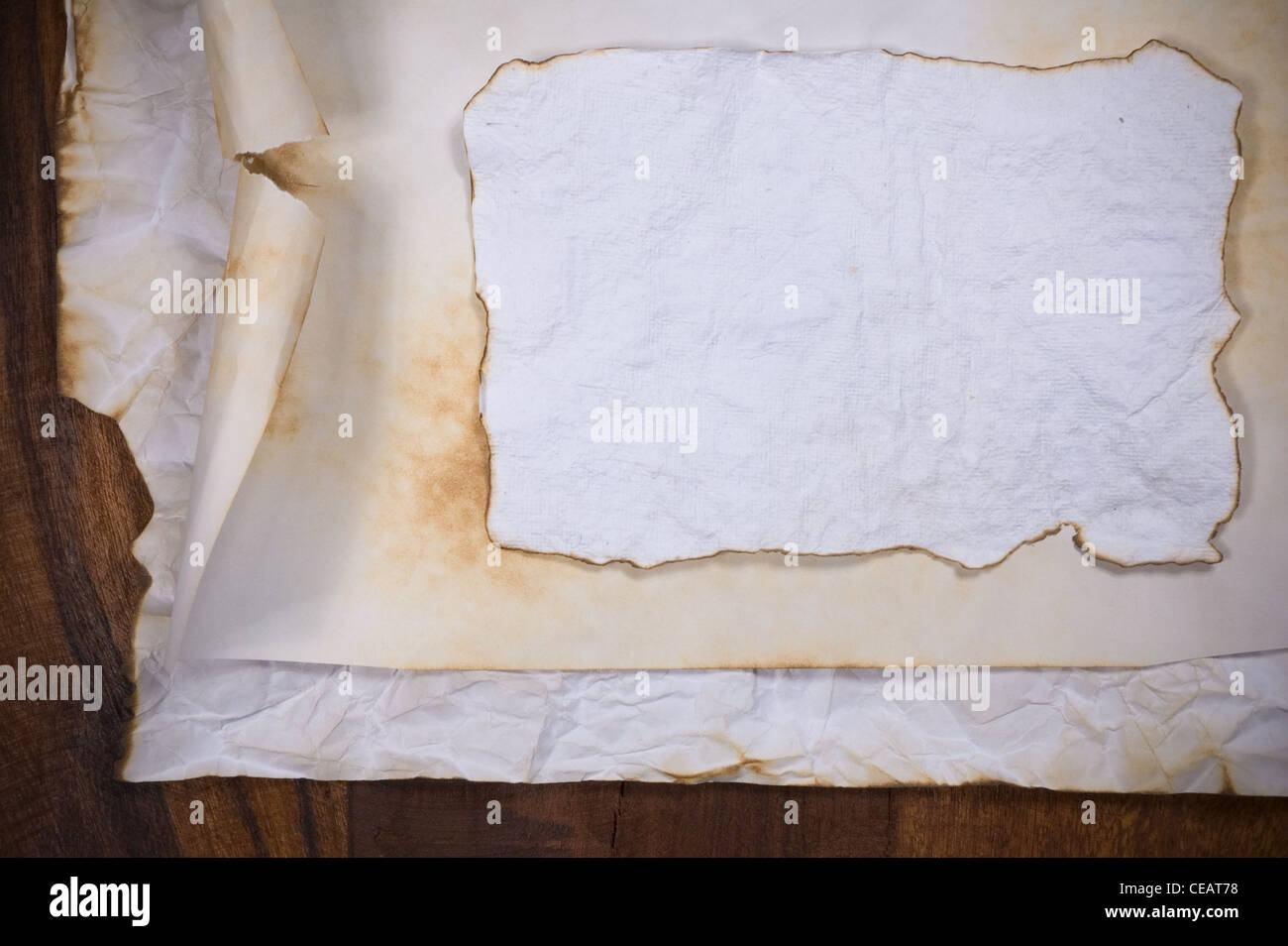 Old sheet page paper stack hi-res stock photography and images - Alamy