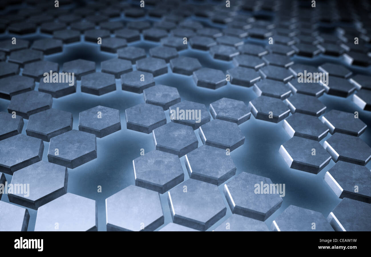 Hexagonal plates hi-res stock photography and images - Alamy