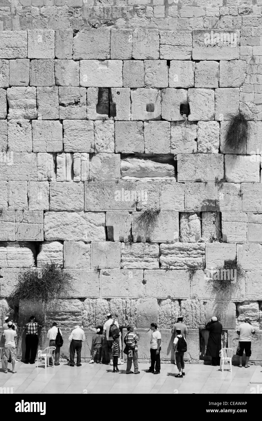 The Western wall, Jerusalem, Israel Stock Photo - Alamy