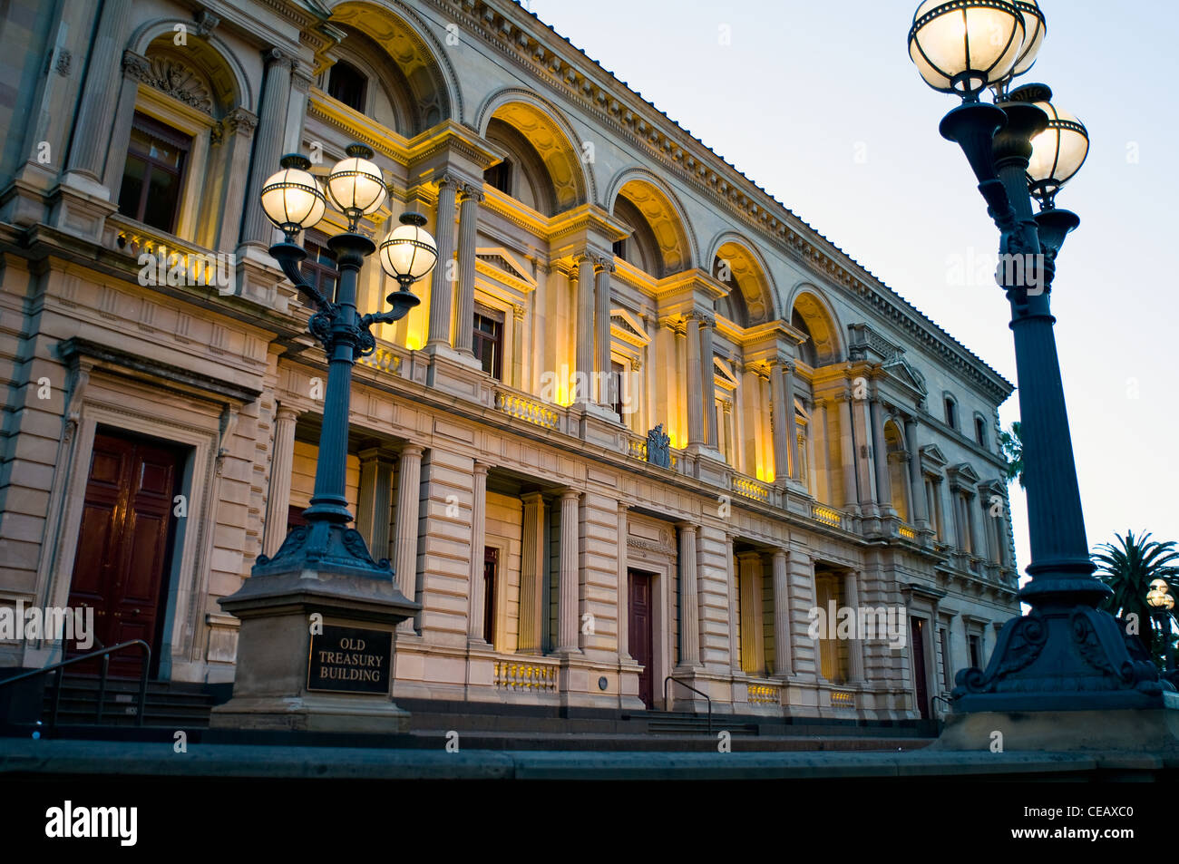 Treasury building Spring Street, Melbourne, Australia Stock Photo - Alamy