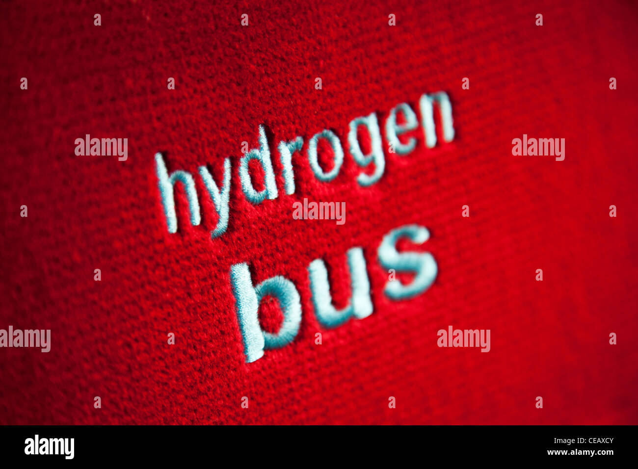 Logo on the the RV1 Hydrogen Bus. On this Transport for London bus ...