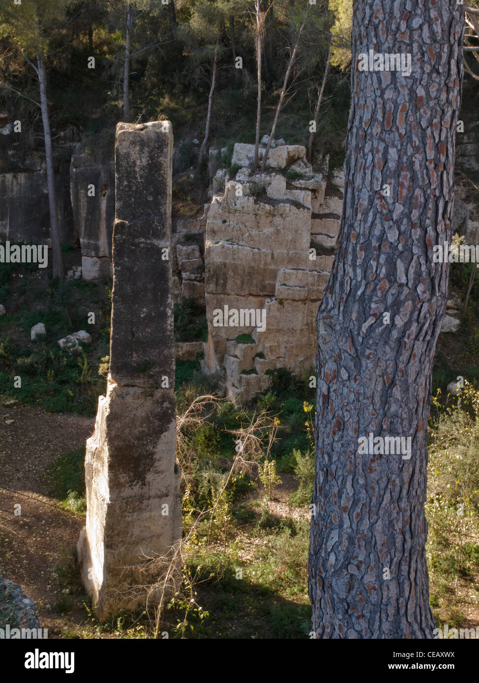 Roman quarry of el medol hi-res stock photography and images - Alamy