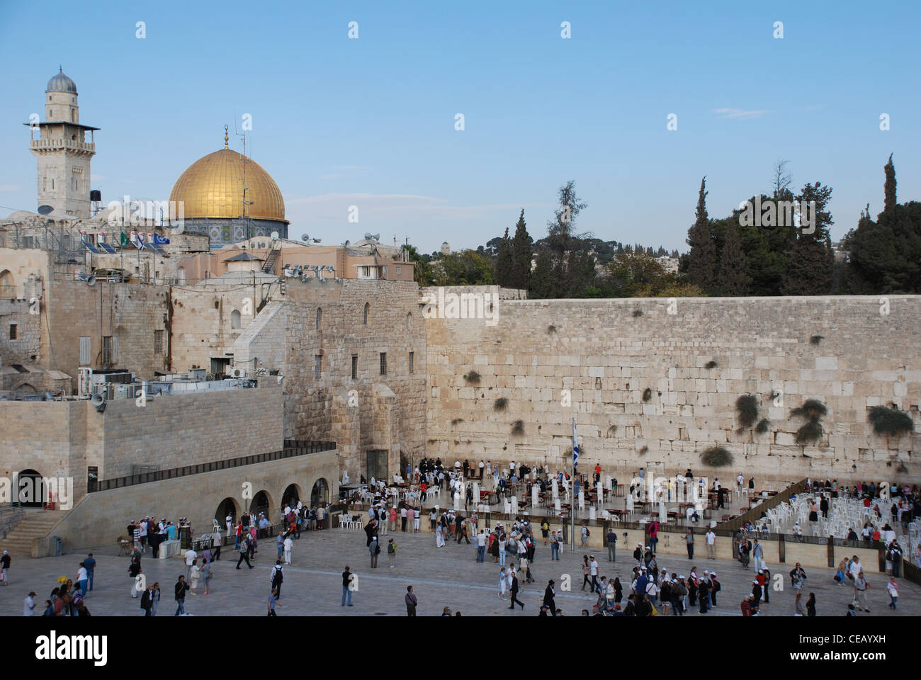 Wailing wall jerusalem sunset hi-res stock photography and images - Alamy