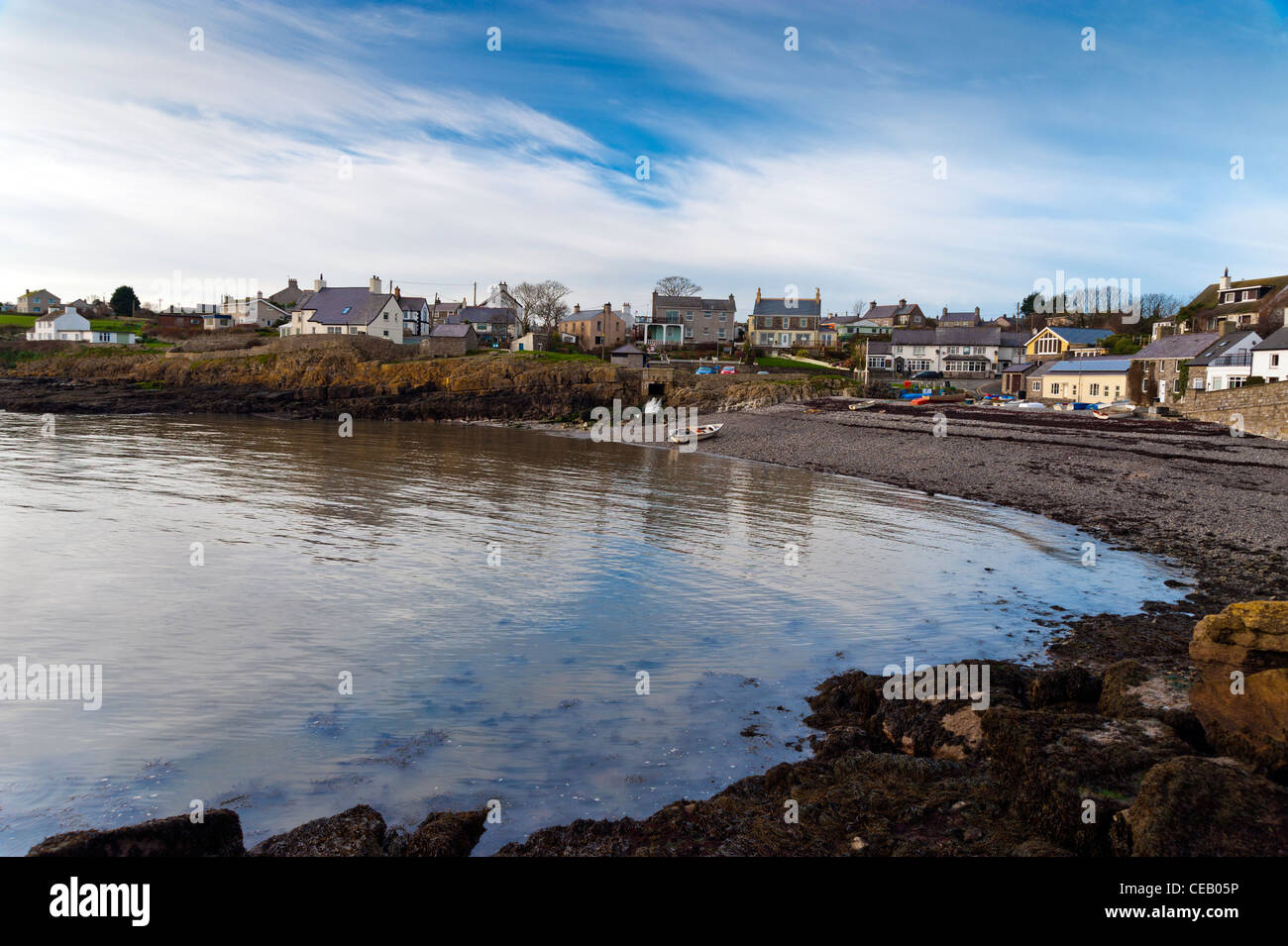 Moelfre Anglesey North Wales Uk Stock Photo - Alamy