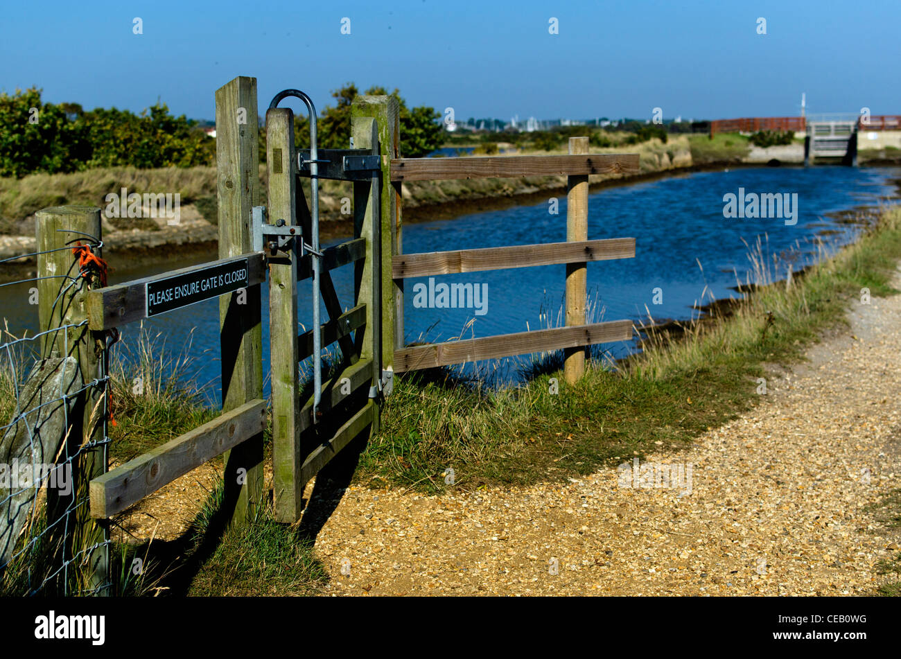Lymington and keyhaven marshes nature reserve hi-res stock photography ...