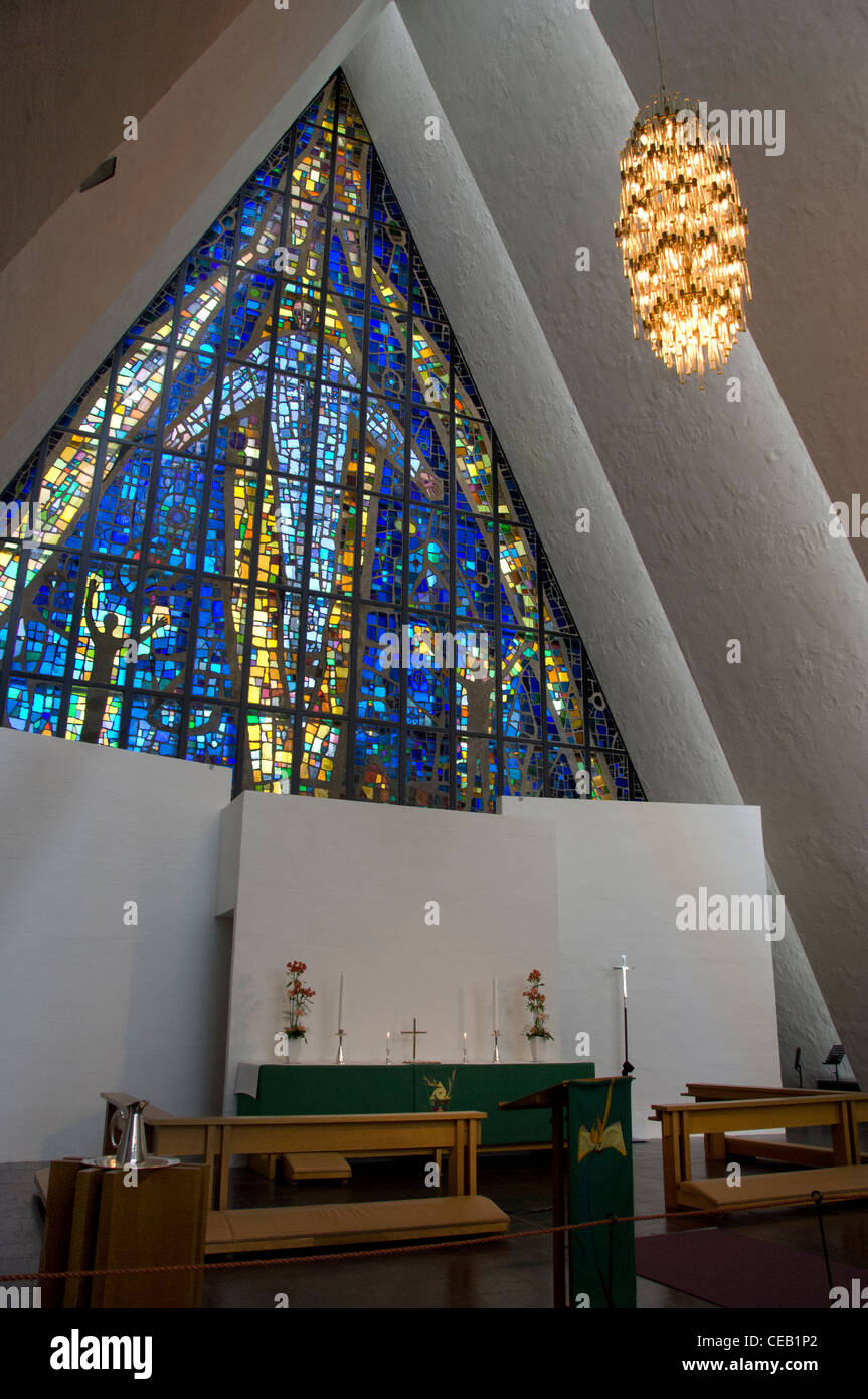 Tromso arctic cathedral interior hi-res stock photography and images ...