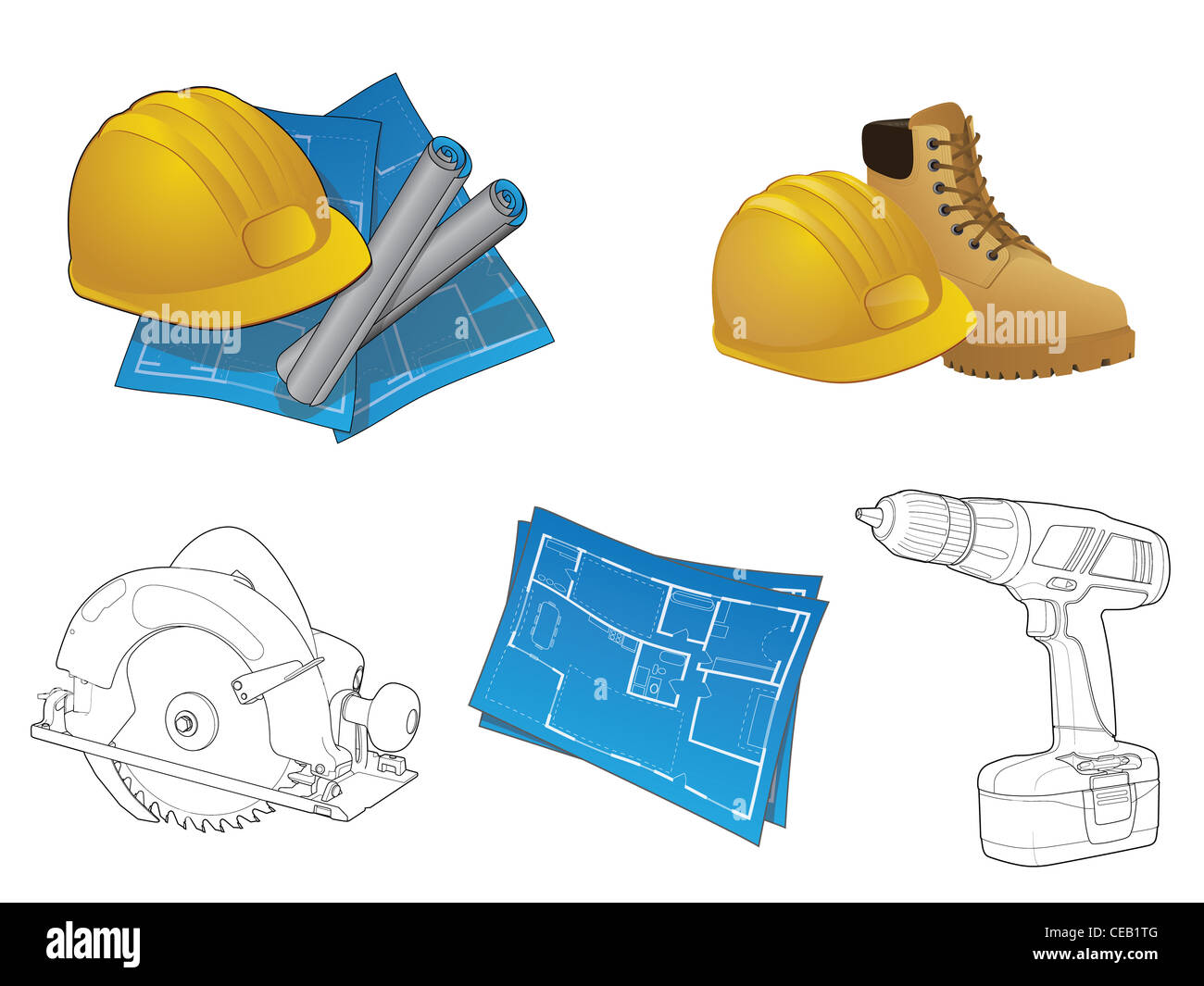 Various construction elements hi-res stock photography and images - Alamy