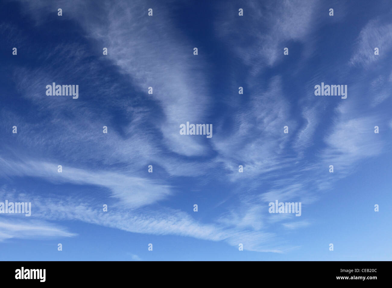 3454. Sky and clouds, Norfolk, UK Stock Photo - Alamy