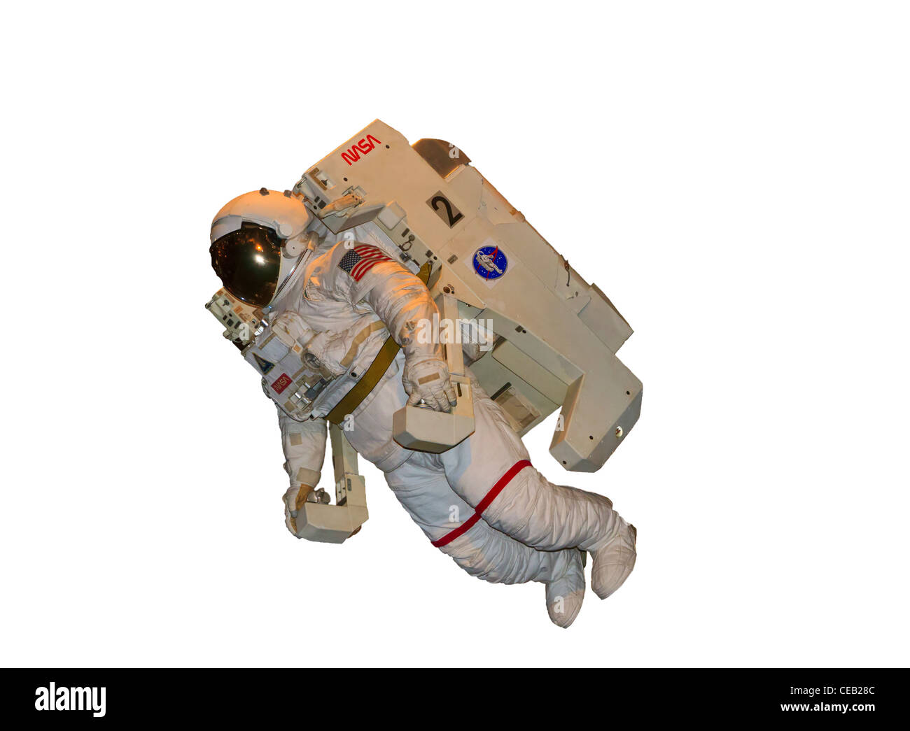 Astronaut in space suit at the Johnson Space Center, Houston Stock ...