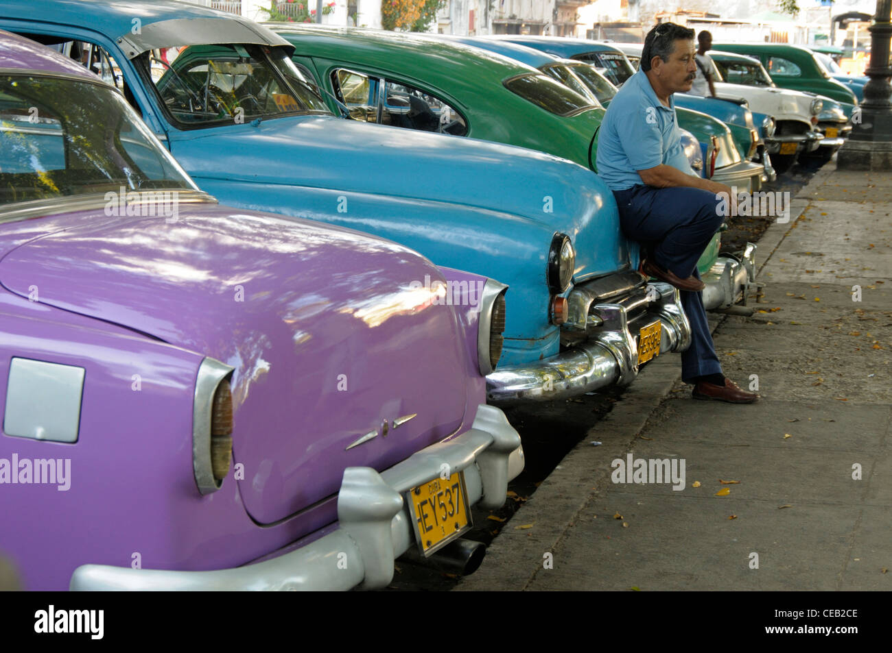Havana taxi driver hi-res stock photography and images - Alamy