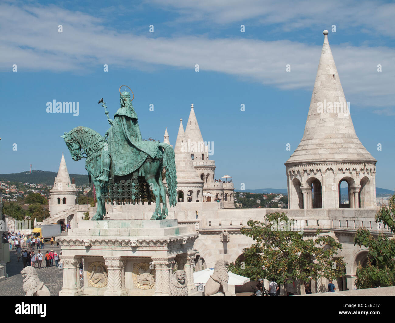 Fishermens bastion, Buda castle, Budapest, Hungary Stock Photo - Alamy