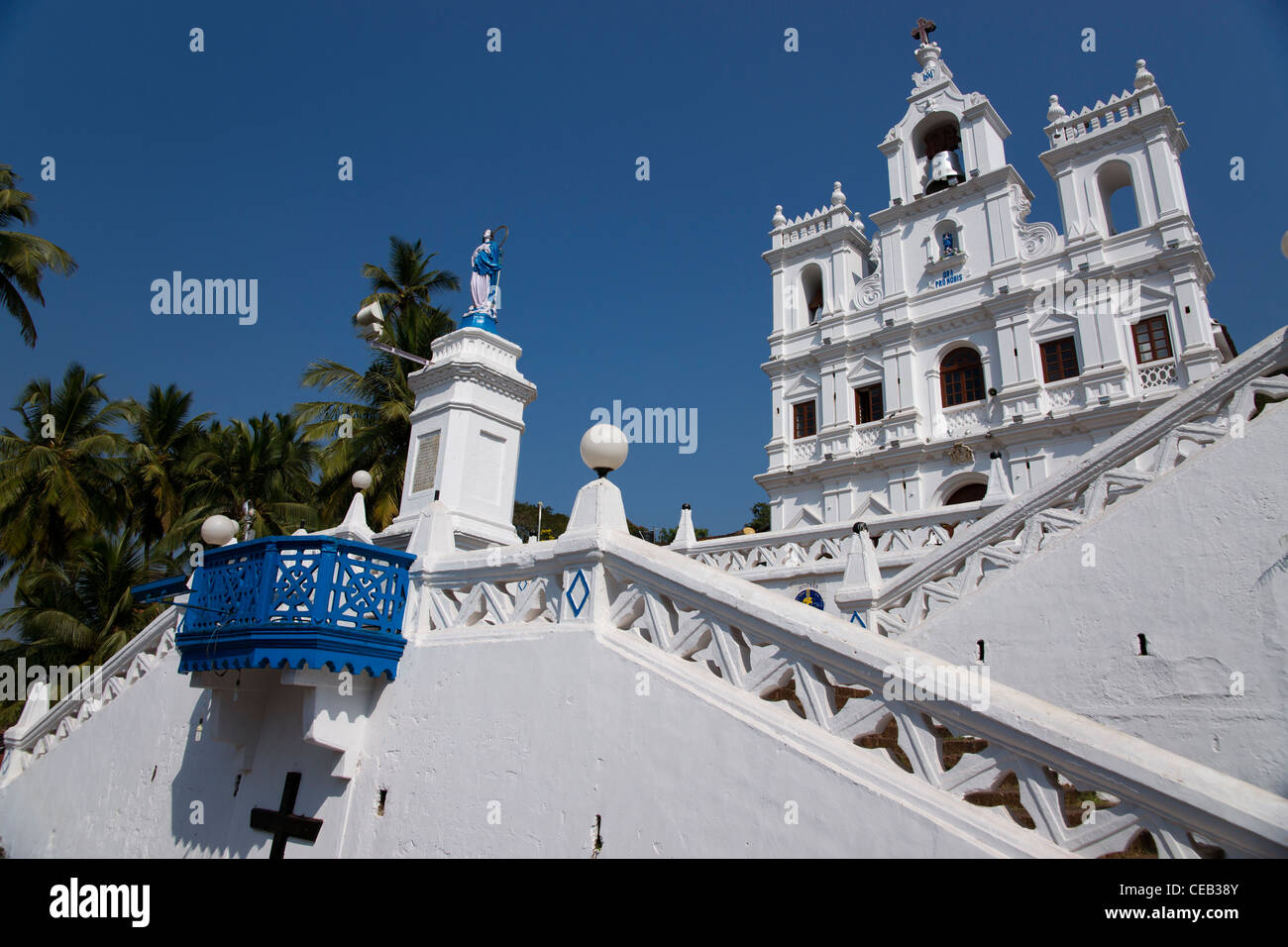 Church of Our Lady of Immaculate Conception in Panjim, Goa Stock Photo ...