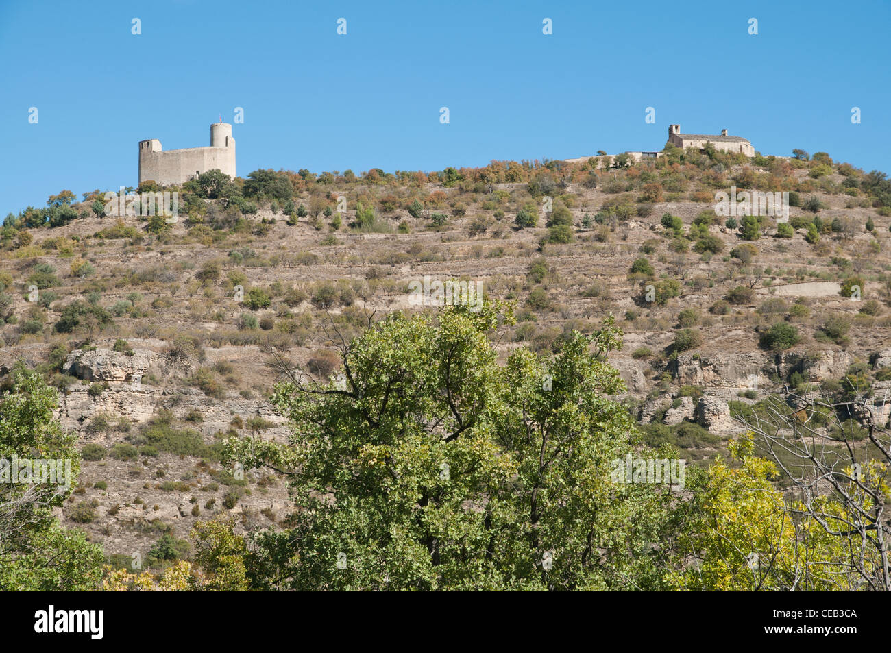 Castle of Mur, Lleida province, Spain Stock Photo - Alamy