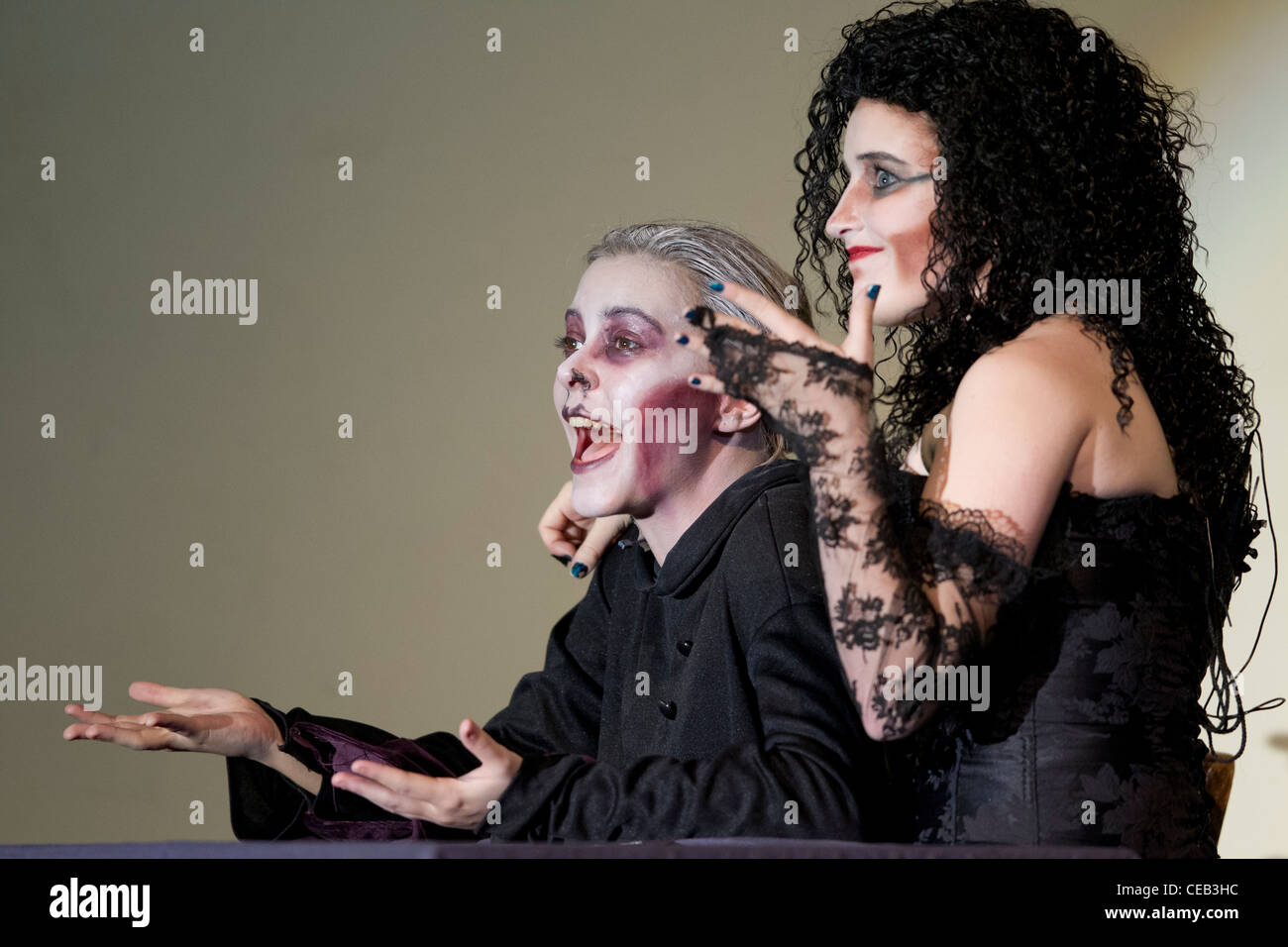 Teenagers perform in a production of "A Very Potter Musical" at LBJ ...