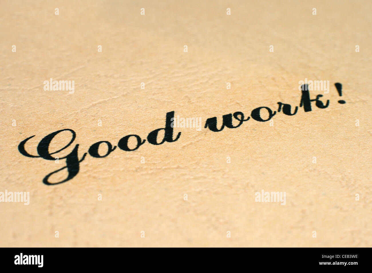 Good job tick hi-res stock photography and images - Alamy