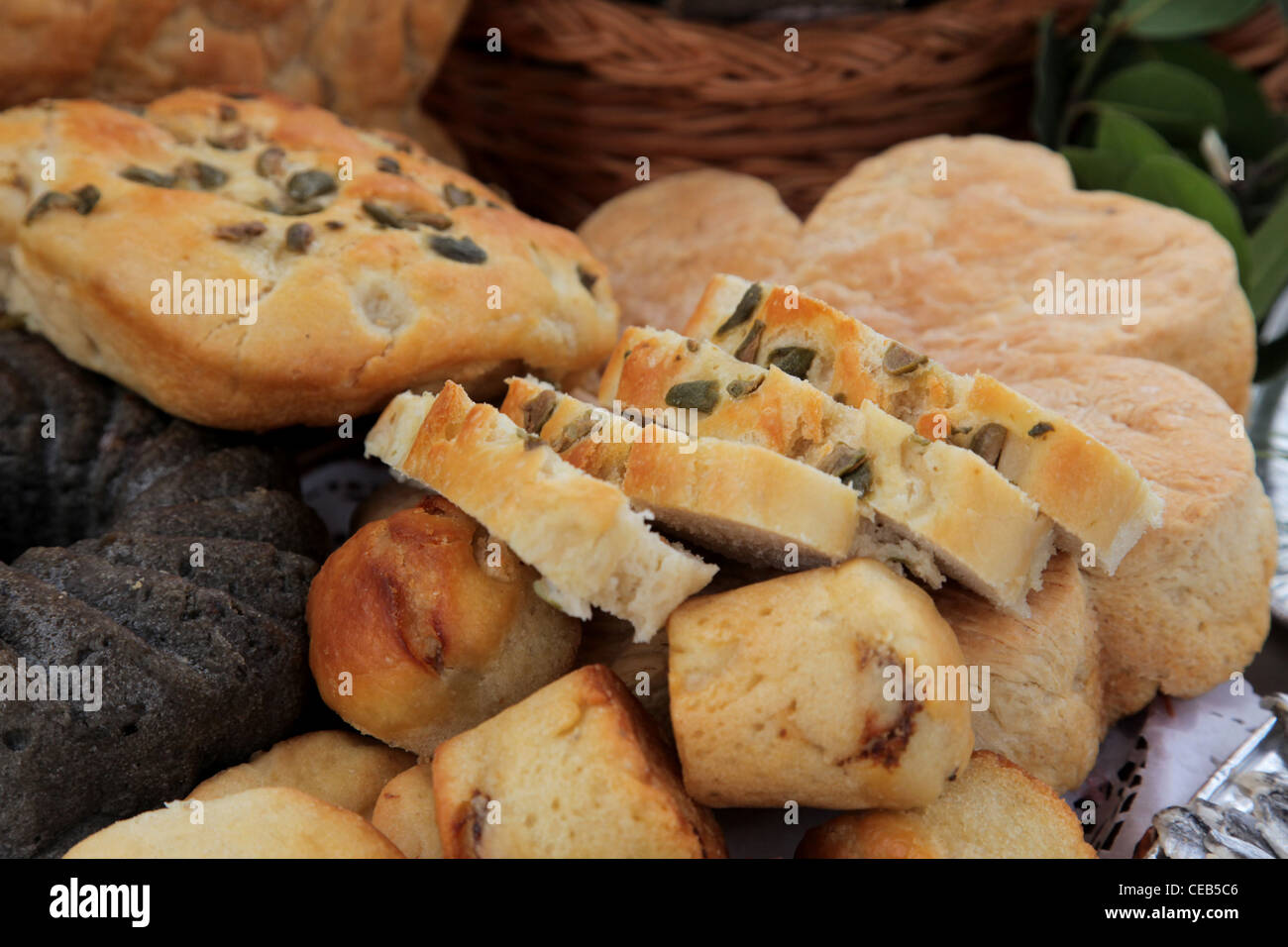 Variety of bread Stock Photo - Alamy
