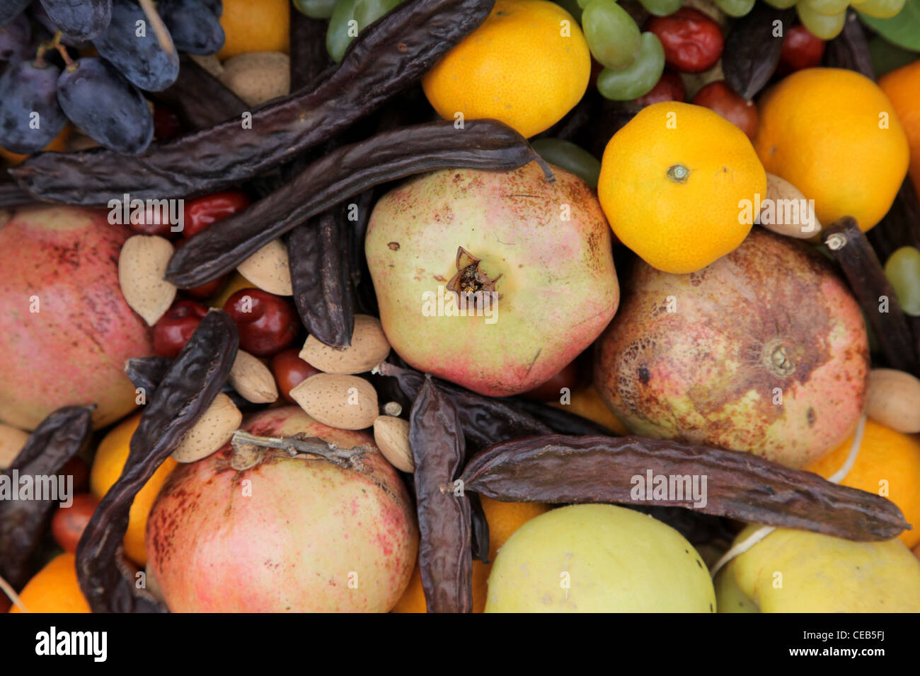Almond harvest hi-res stock photography and images - Alamy