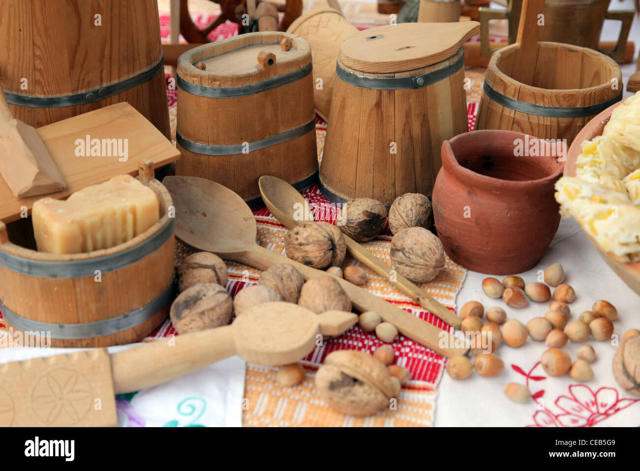 Traditional kitchen equipment hi-res stock photography and images - Alamy