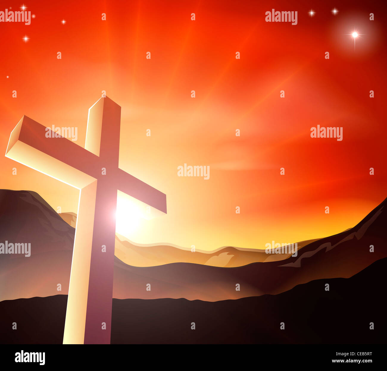 Rising sun easter hi-res stock photography and images - Alamy