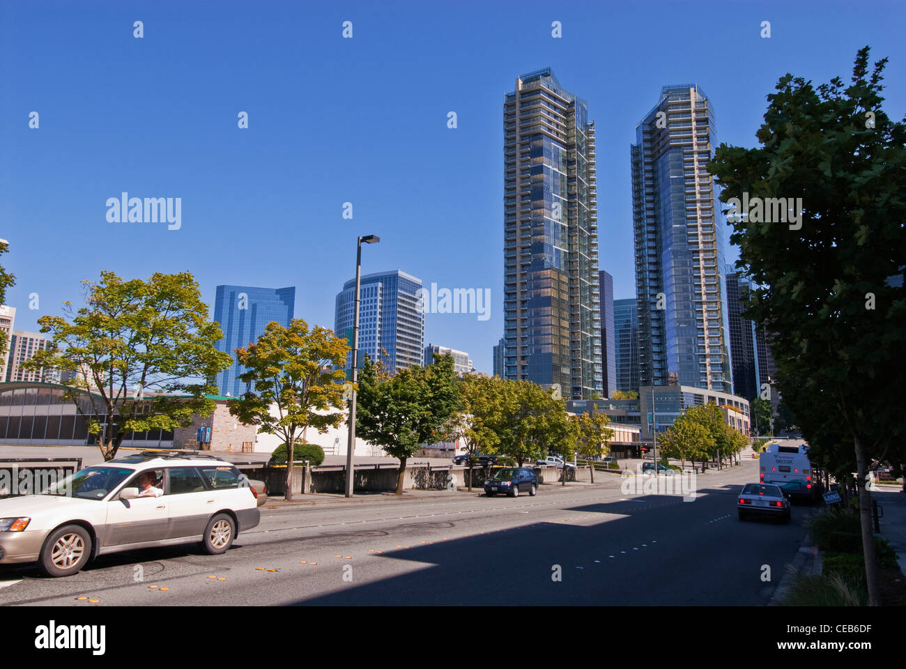 Downtown bellevue hi-res stock photography and images - Alamy