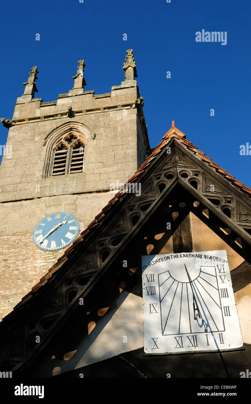 St.Peter's Church Clayworth Village North Nottinghamshire England Stock ...