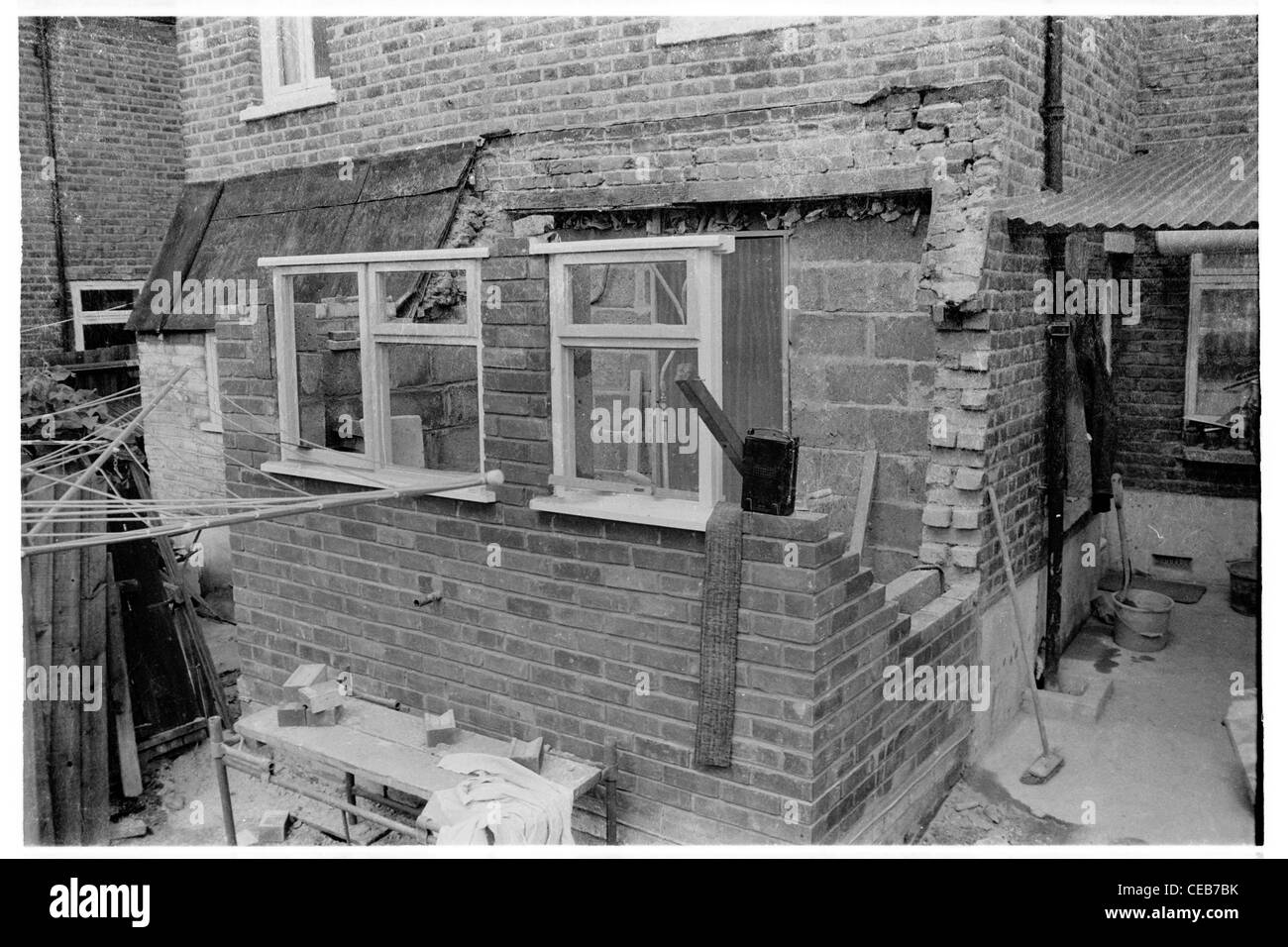extension being constructed to rear of 18 Merton road, Enfield ...