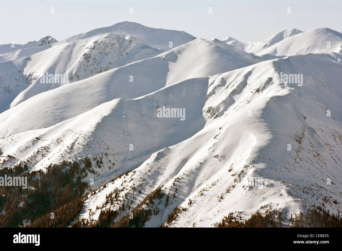 Tatra mountains in the snow Stock Photo - Alamy