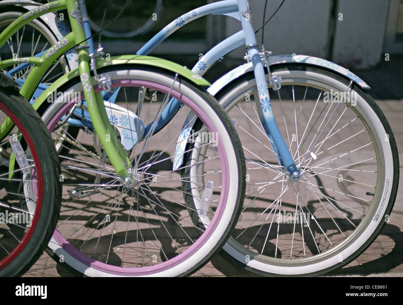 Bicycle wheels on display hi-res stock photography and images - Alamy