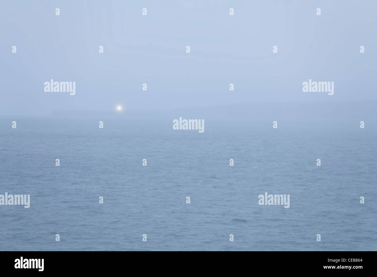 Flamborough lighthouse and Bempton cliffs from Filey Brigg, North ...