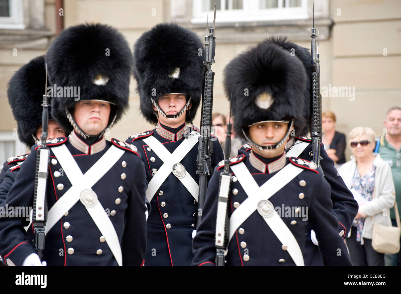 The Royal Danish Guard Stock Photo - Alamy
