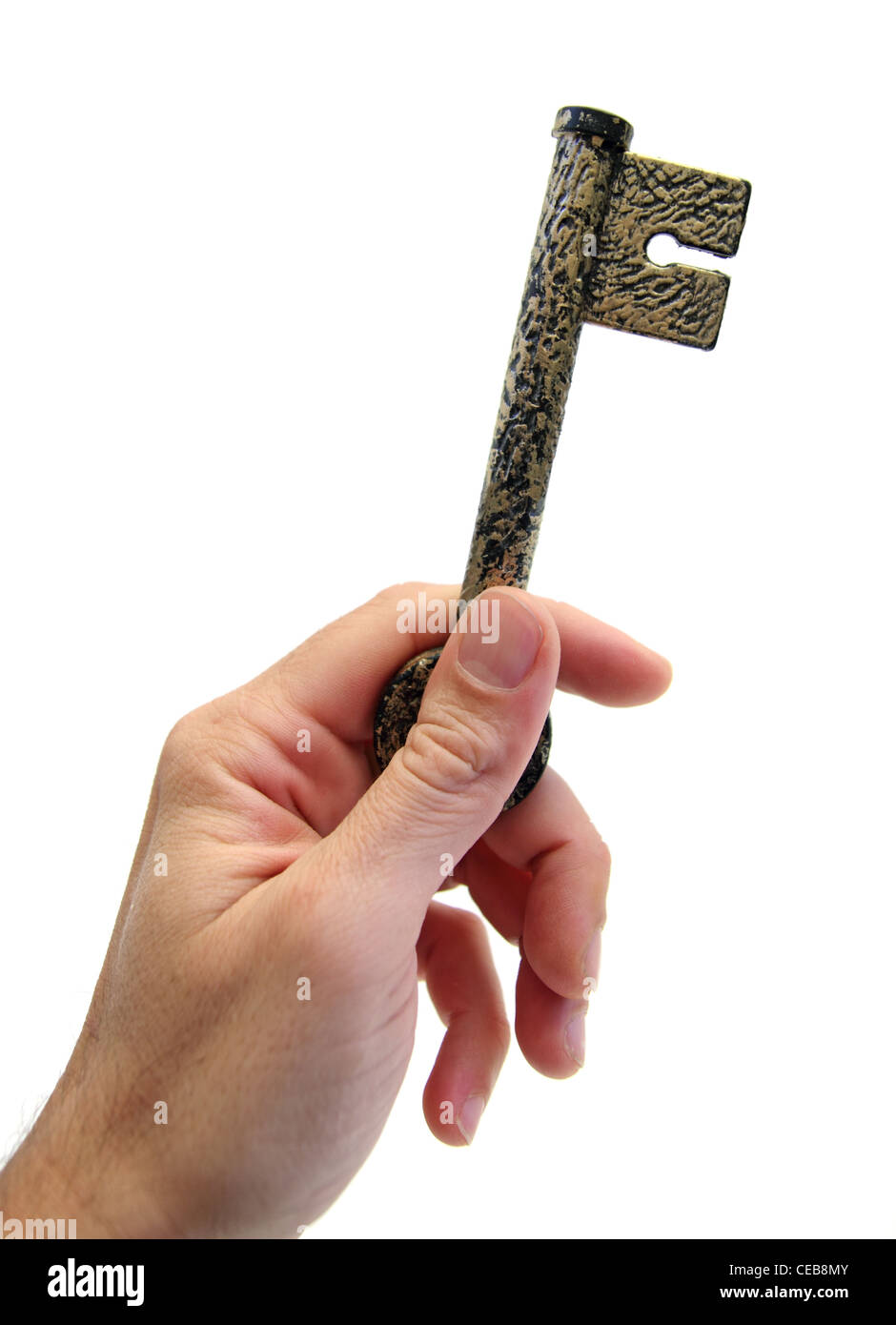 holding the key Stock Photo - Alamy