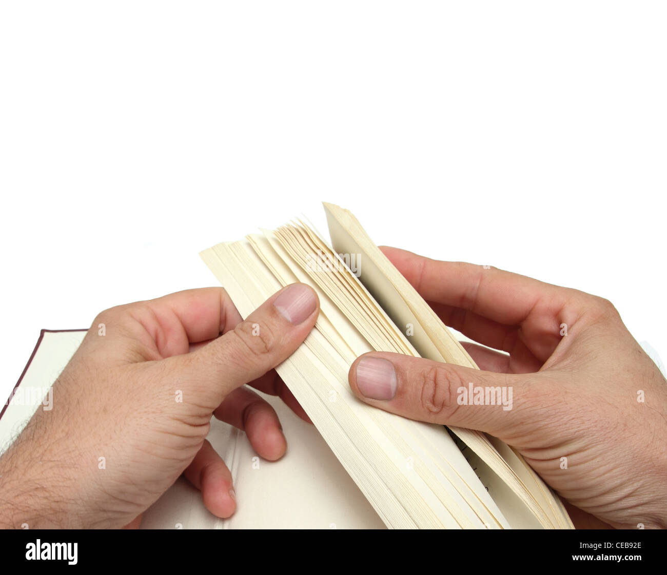 Hands holding book hi-res stock photography and images - Alamy