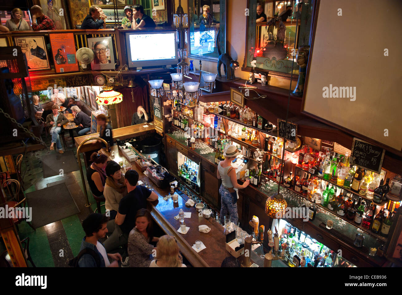 Vesuvio cafe. World-renowned San Francisco saloon in North Beach just ...