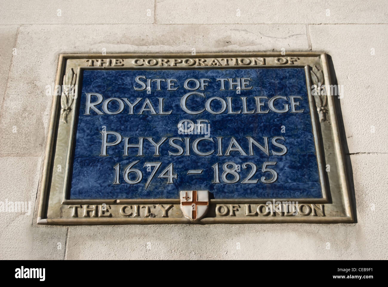 Corporation of the city of london blue plaques hi-res stock photography ...