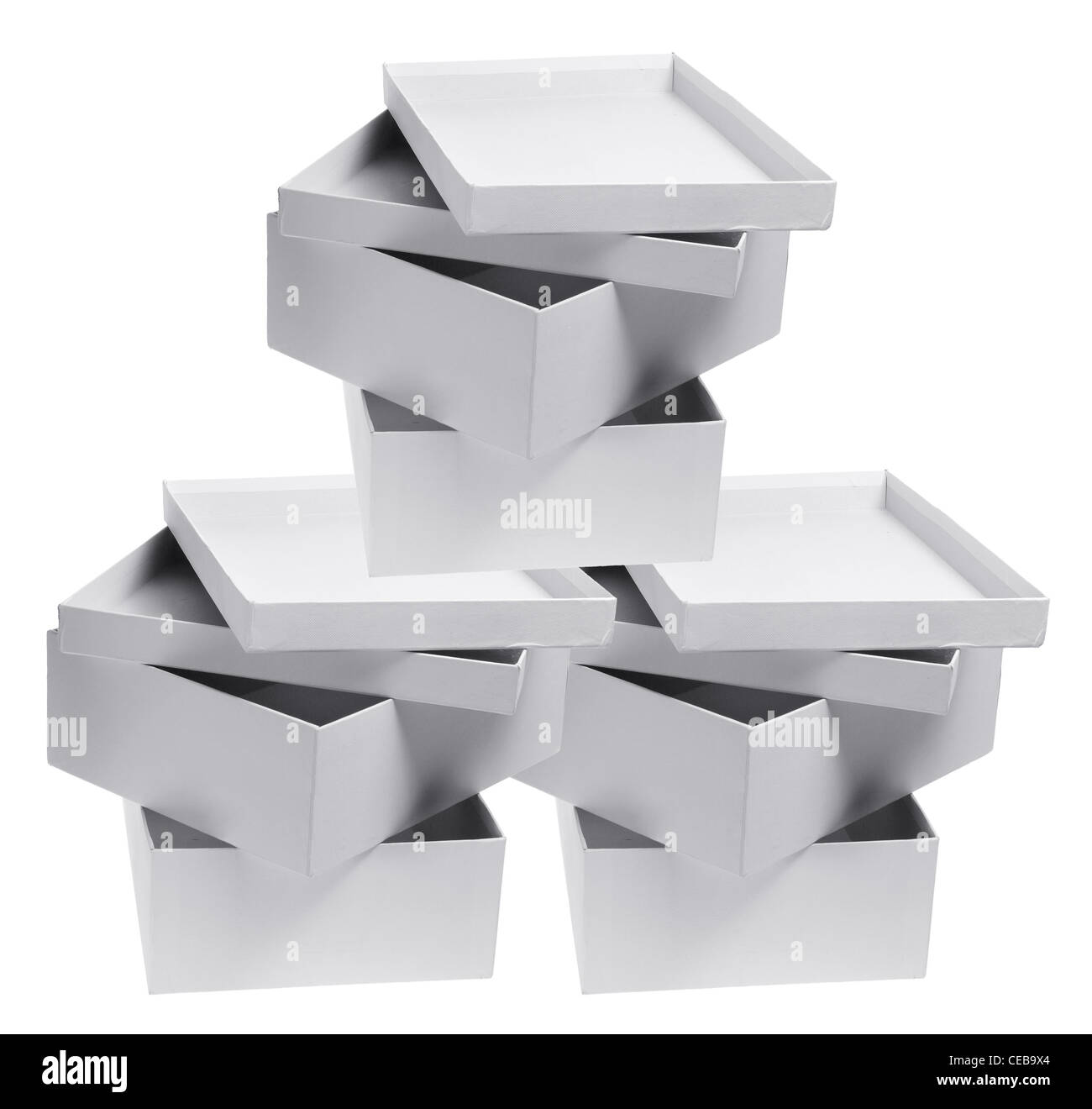 Stacks of Cardboard Boxes Stock Photo - Alamy