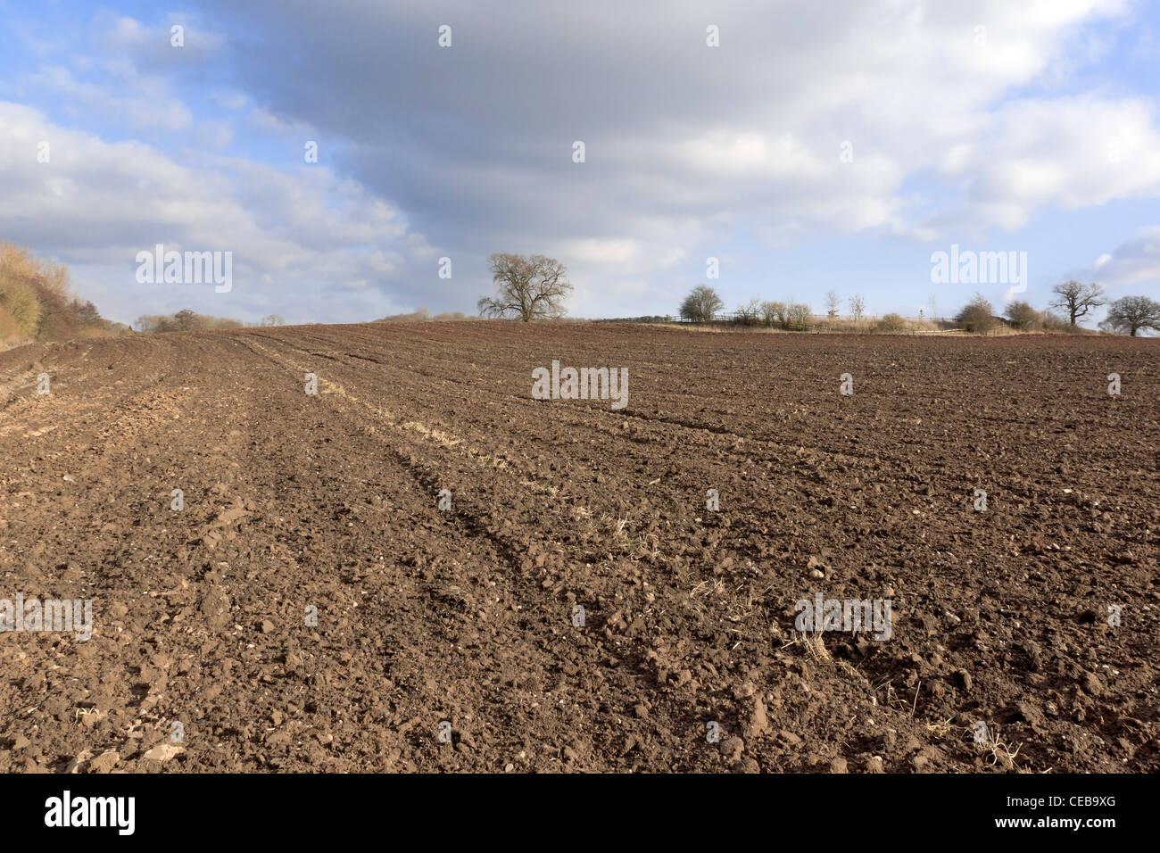 Ploughed field deep furrows hi-res stock photography and images - Alamy