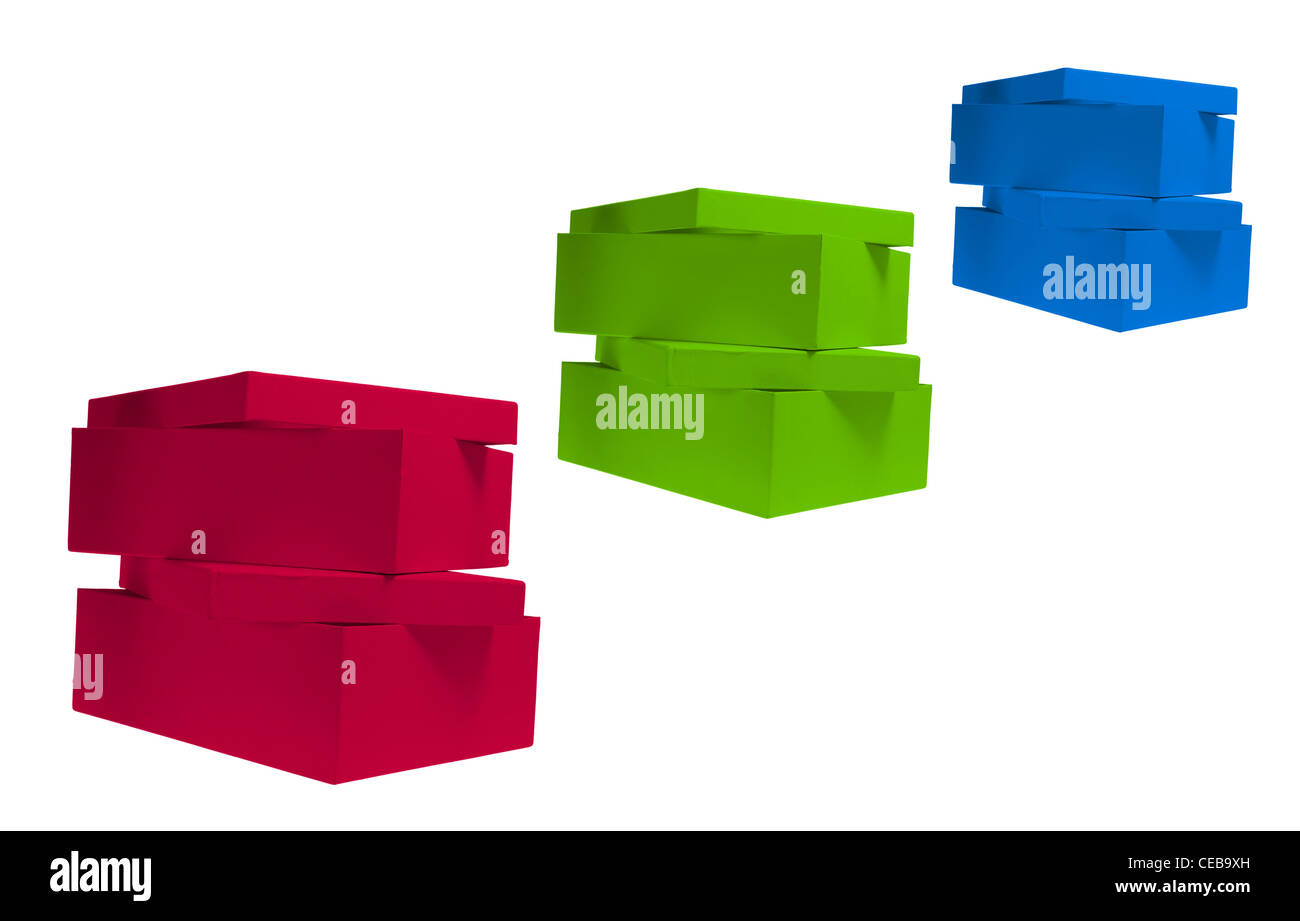 Shopping boxes hi-res stock photography and images - Alamy