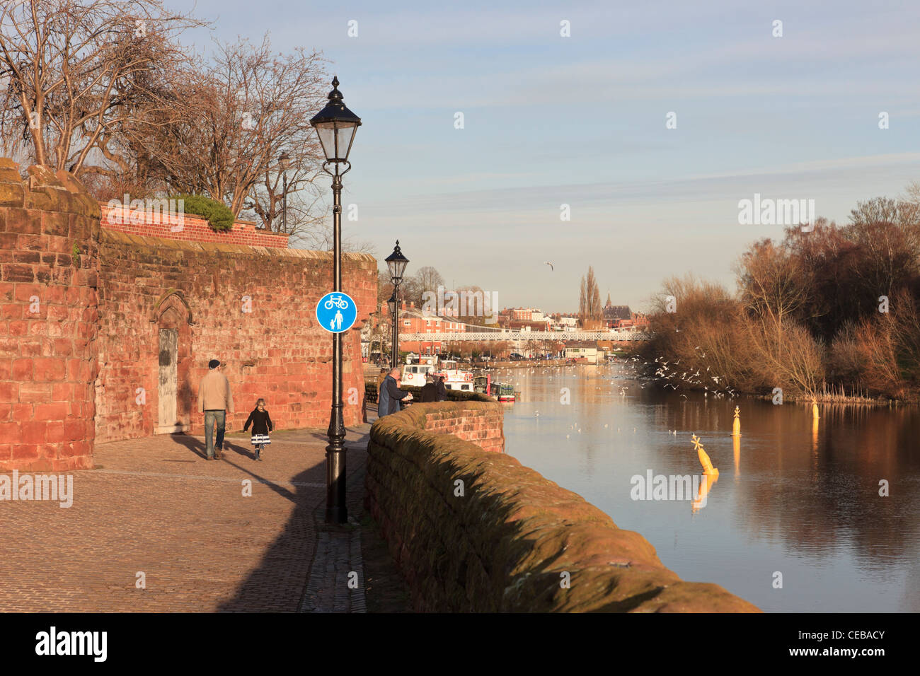 City walls chester uk hi-res stock photography and images - Alamy