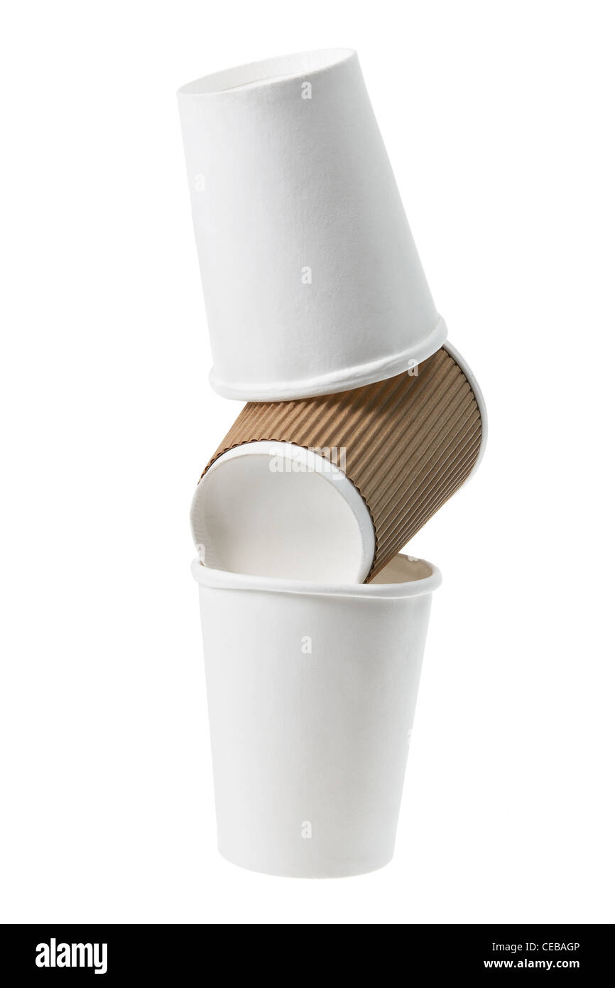 Stack of paper cups hi-res stock photography and images - Alamy