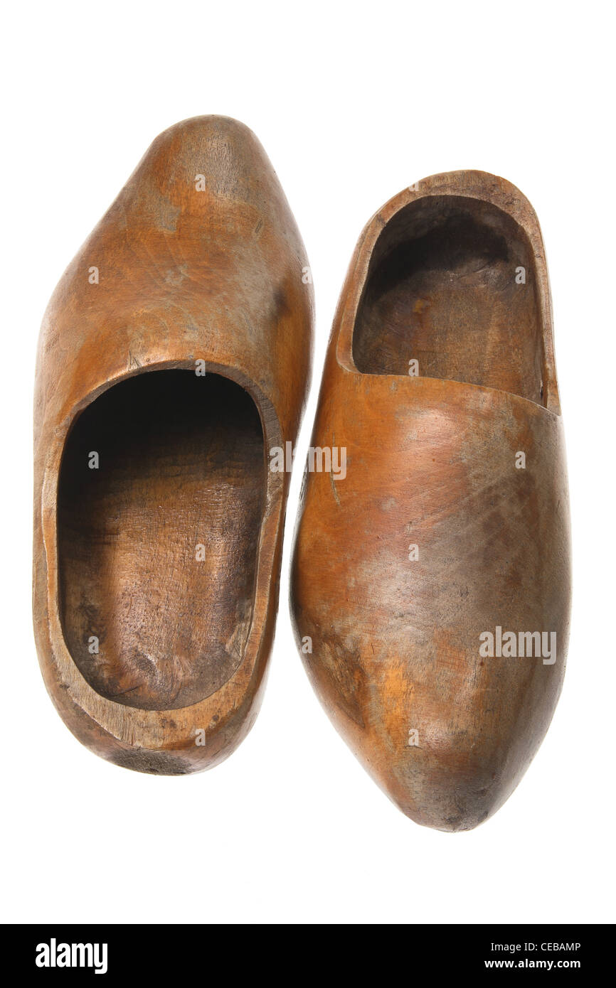 Wooden Dutch Clogs Stock Photo - Alamy