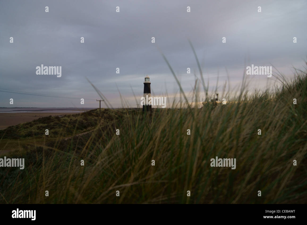 Spurn point light house Stock Photo - Alamy