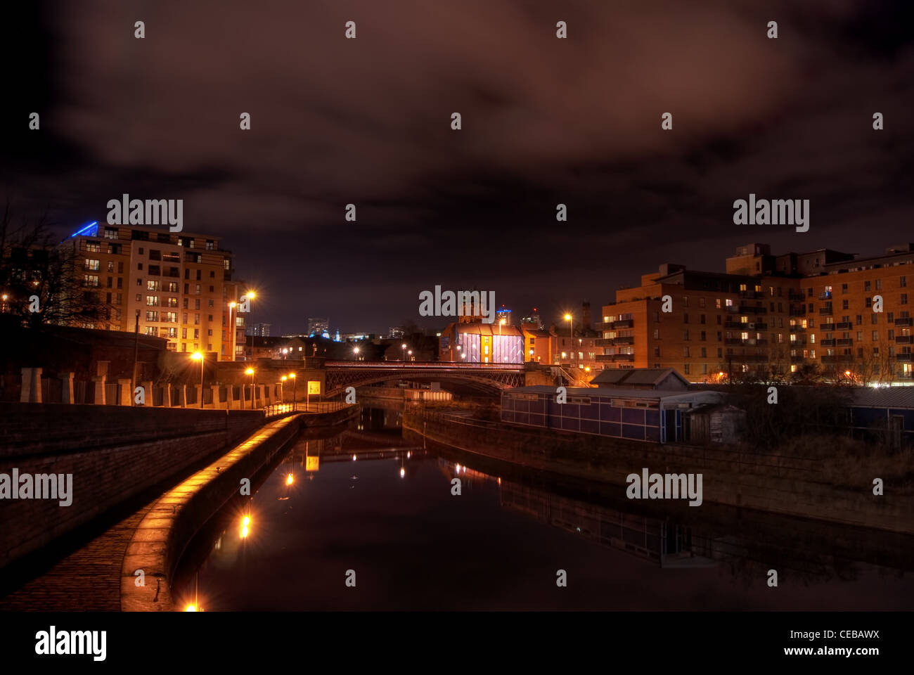 Leeds River Aire Stock Photo - Alamy