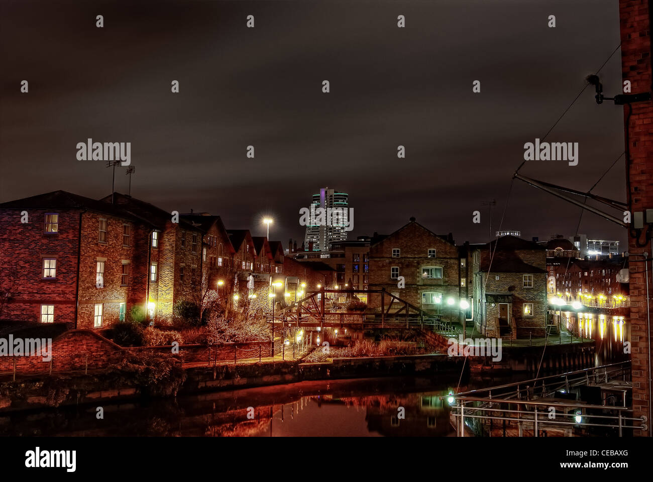 Leeds River Aire Stock Photo - Alamy