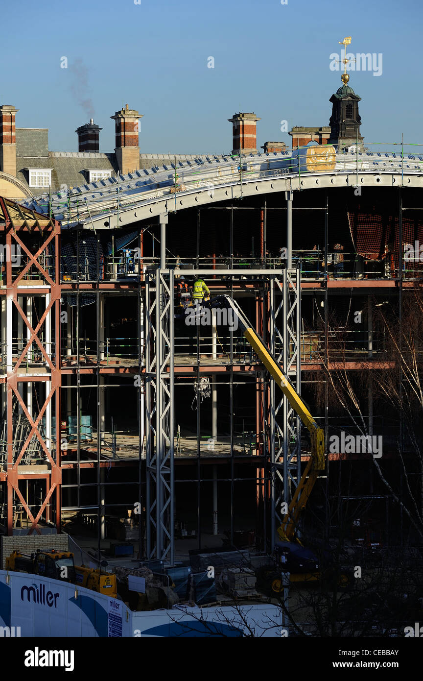 construction site york city council headquarters office block york ...