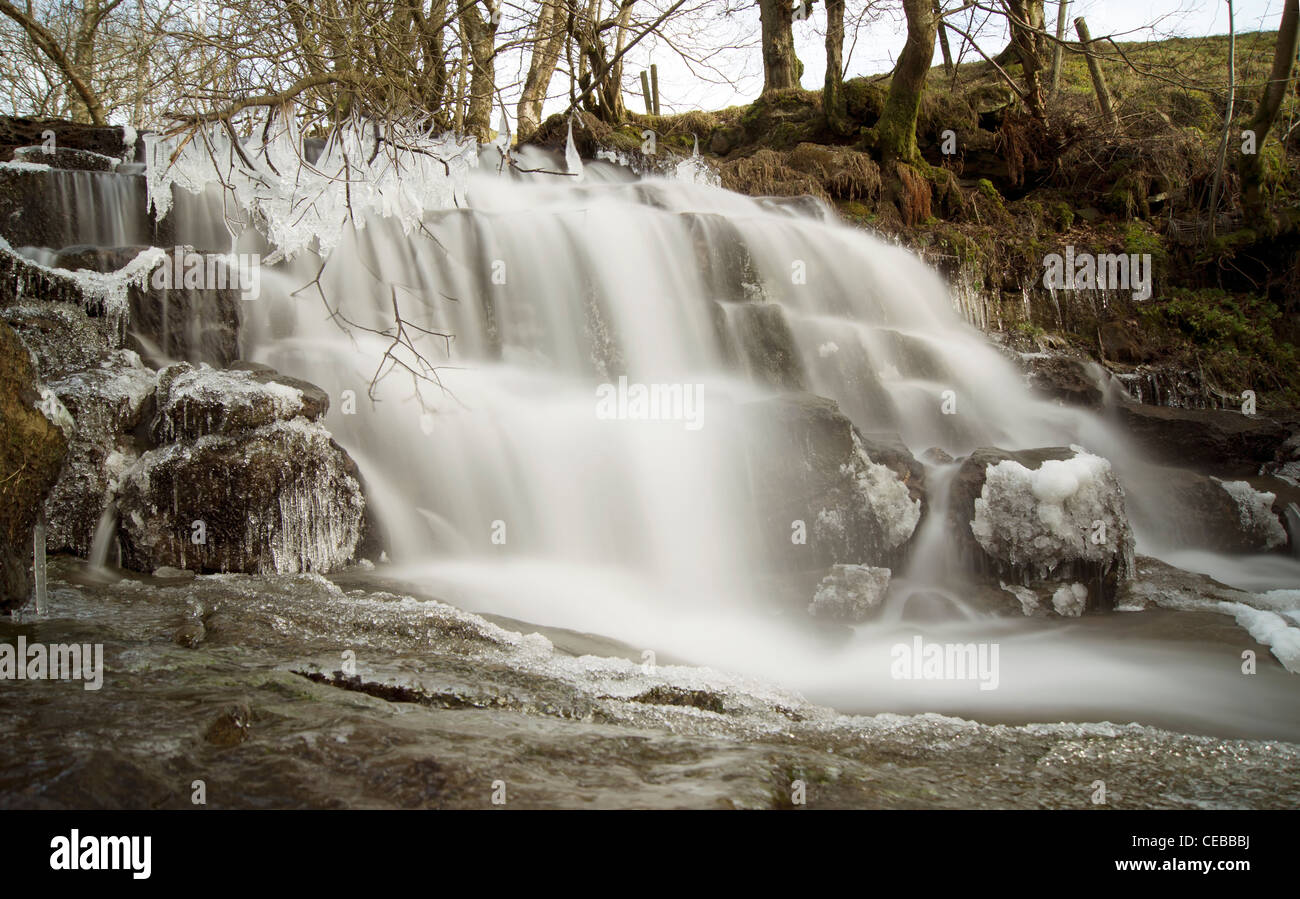Kidson Force waterfall in Swaledale, Yorkshire Dales Stock Photo - Alamy