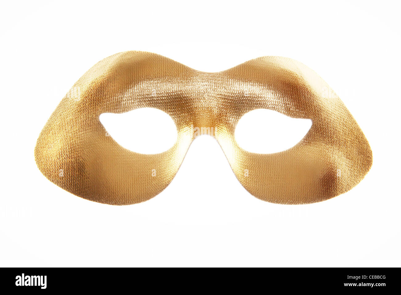 Golden masquerade mask Stock Photo - Alamy