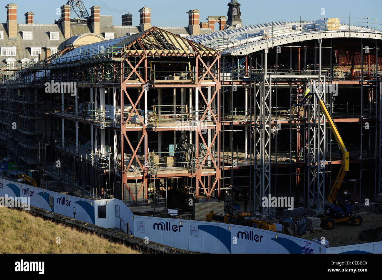 construction site york city council headquarters office block york ...