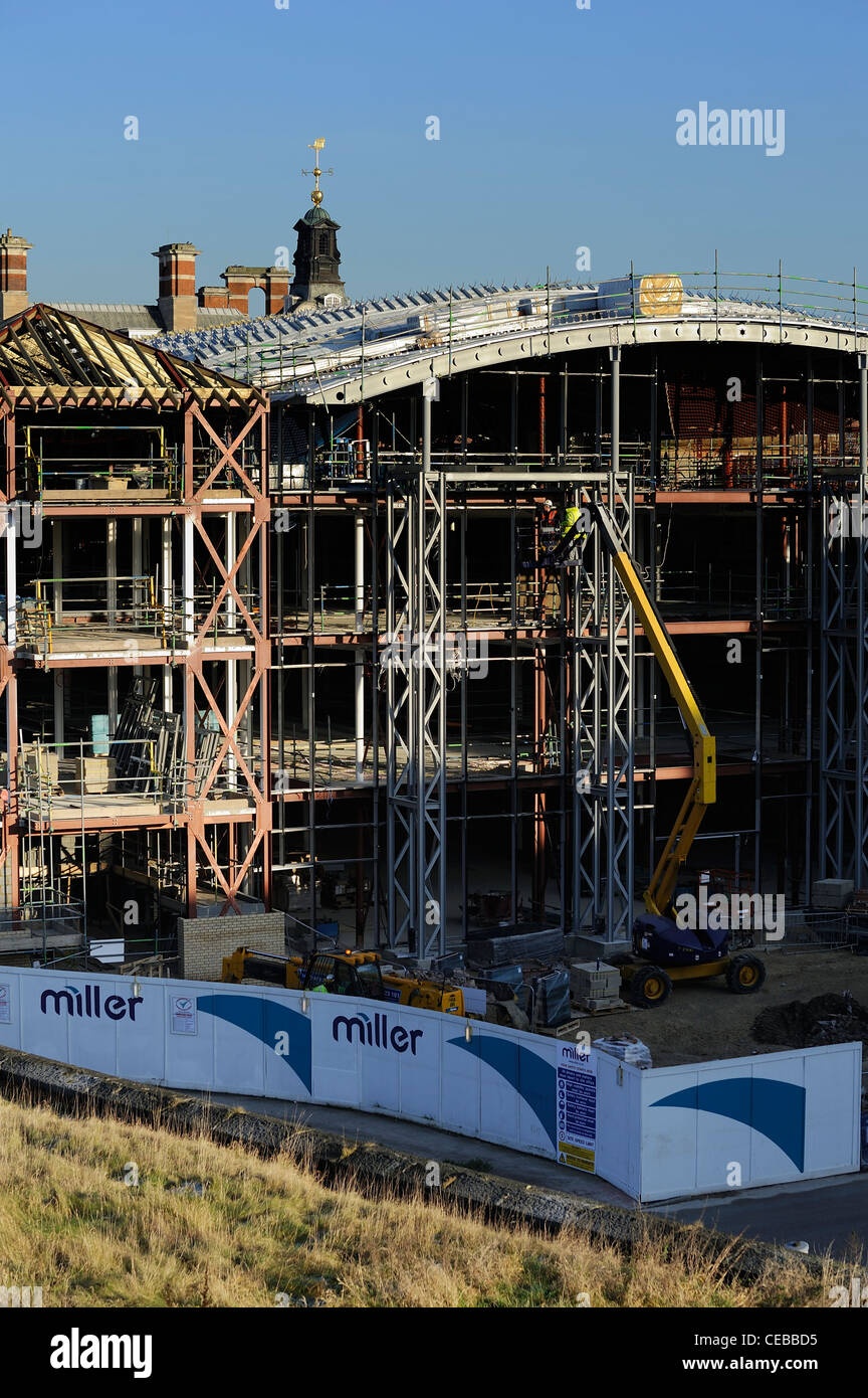 construction site york city council headquarters office block york ...