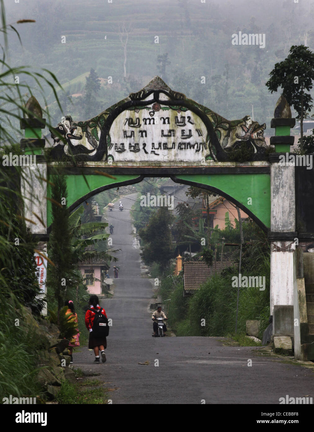 Java village hi-res stock photography and images - Alamy